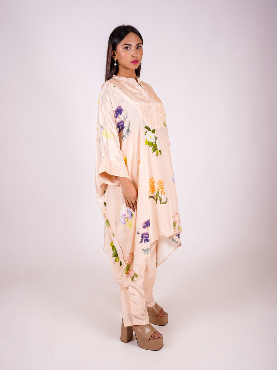 Beige Bobby Print Co-ord Set – SHREE SHIVAM: Clothing Store